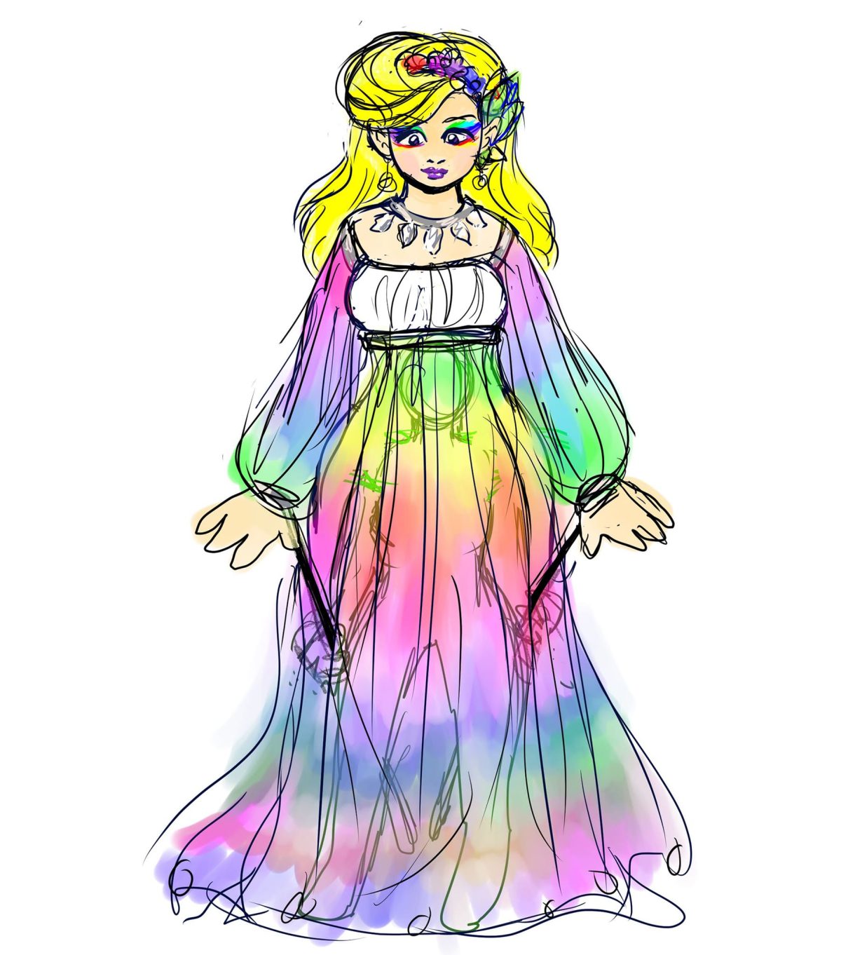 ‘Great Rainbow Fairy’ Puppet Makes Appearance at Pride Festival - Weelunk