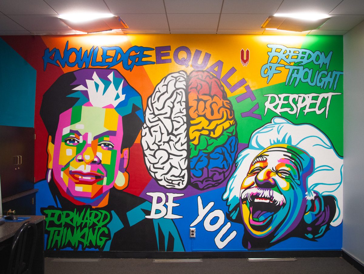Vondel Bell's Latest Mural Celebrates Literary and Science Icons at ...