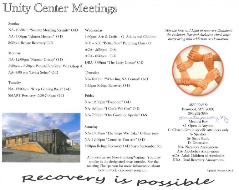 Recovery Center Puts the UNITY in CommUNITY - Weelunk