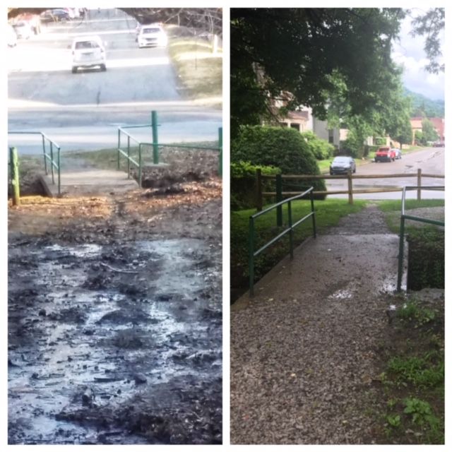 Eagle Scouts Pour Sweat Equity Into Pig Path, Picnic Shelter - Weelunk
