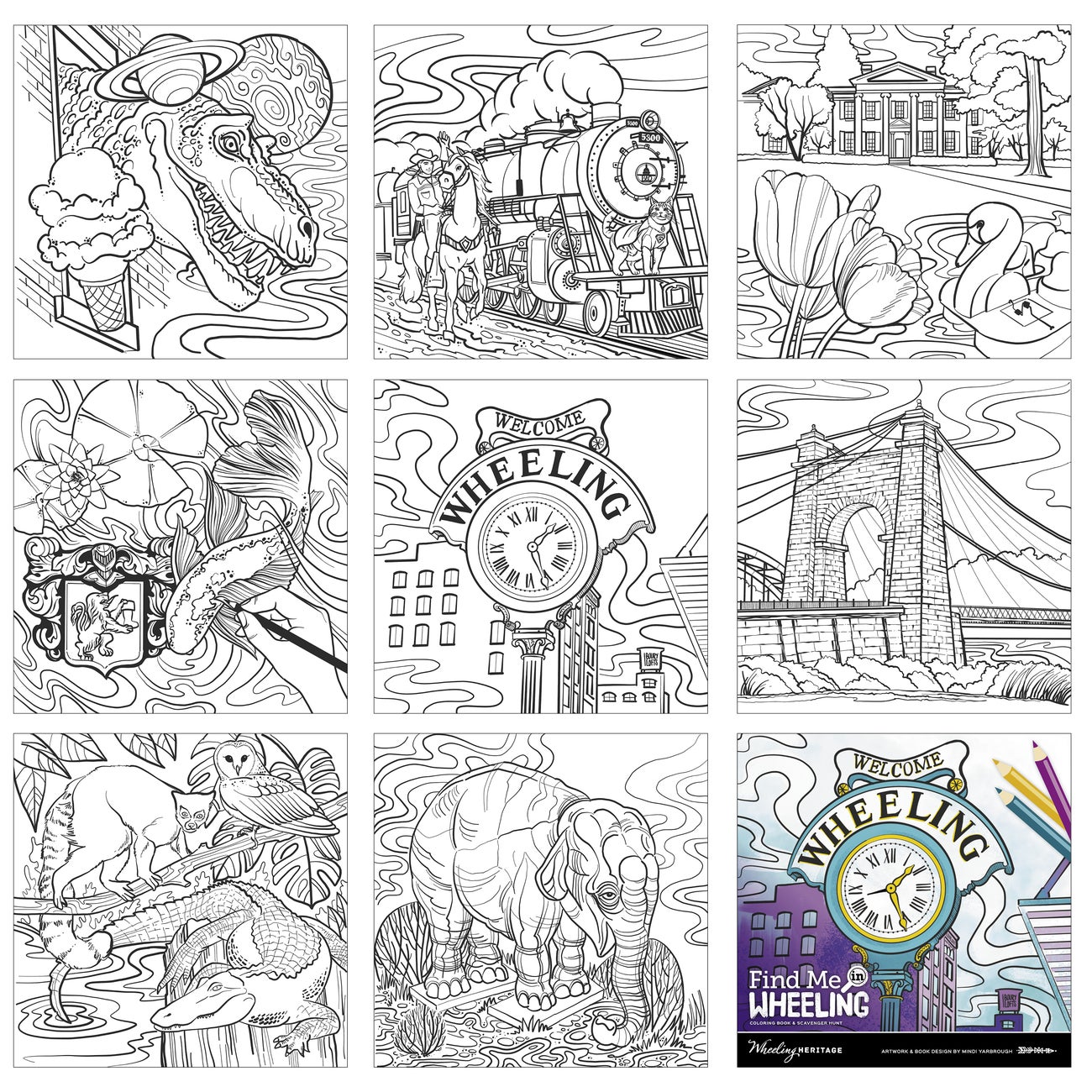 Explore Wheeling With This Artist’s Interactive Coloring Book - Weelunk