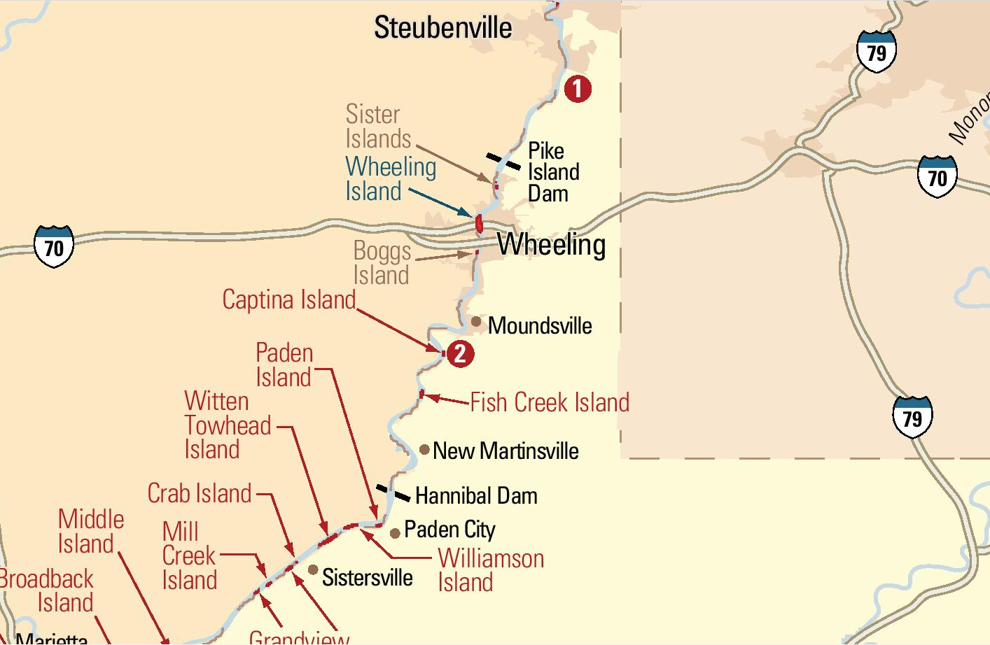 Explore The Many Islands of the Ohio River - Weelunk