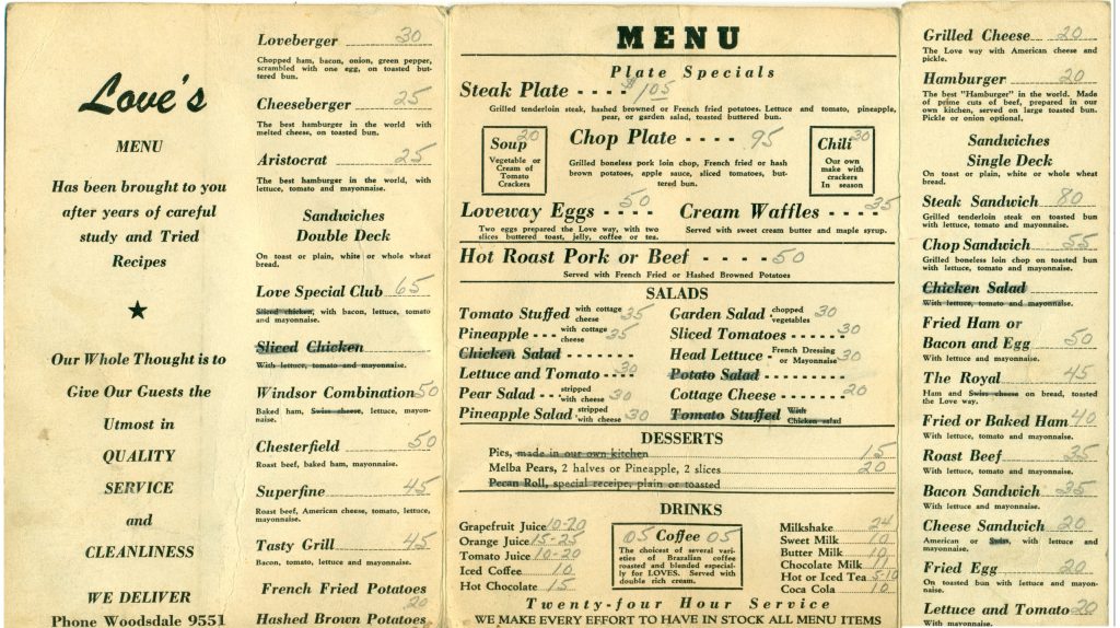 From Tea Rooms to Pitas: Four Menus from Historic Wheeling Restaurants ...