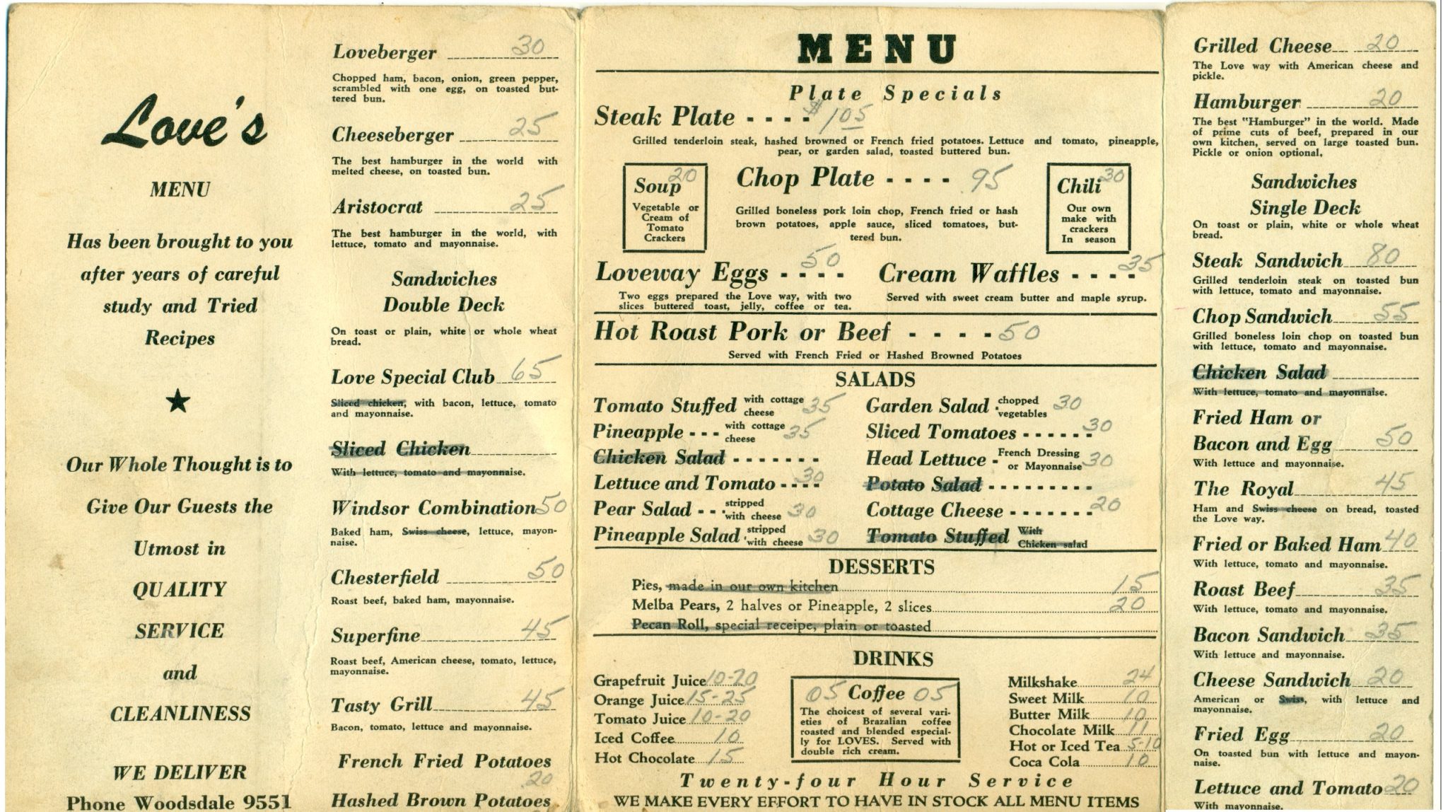 From Tea Rooms to Pitas: Four Menus from Historic Wheeling Restaurants ...